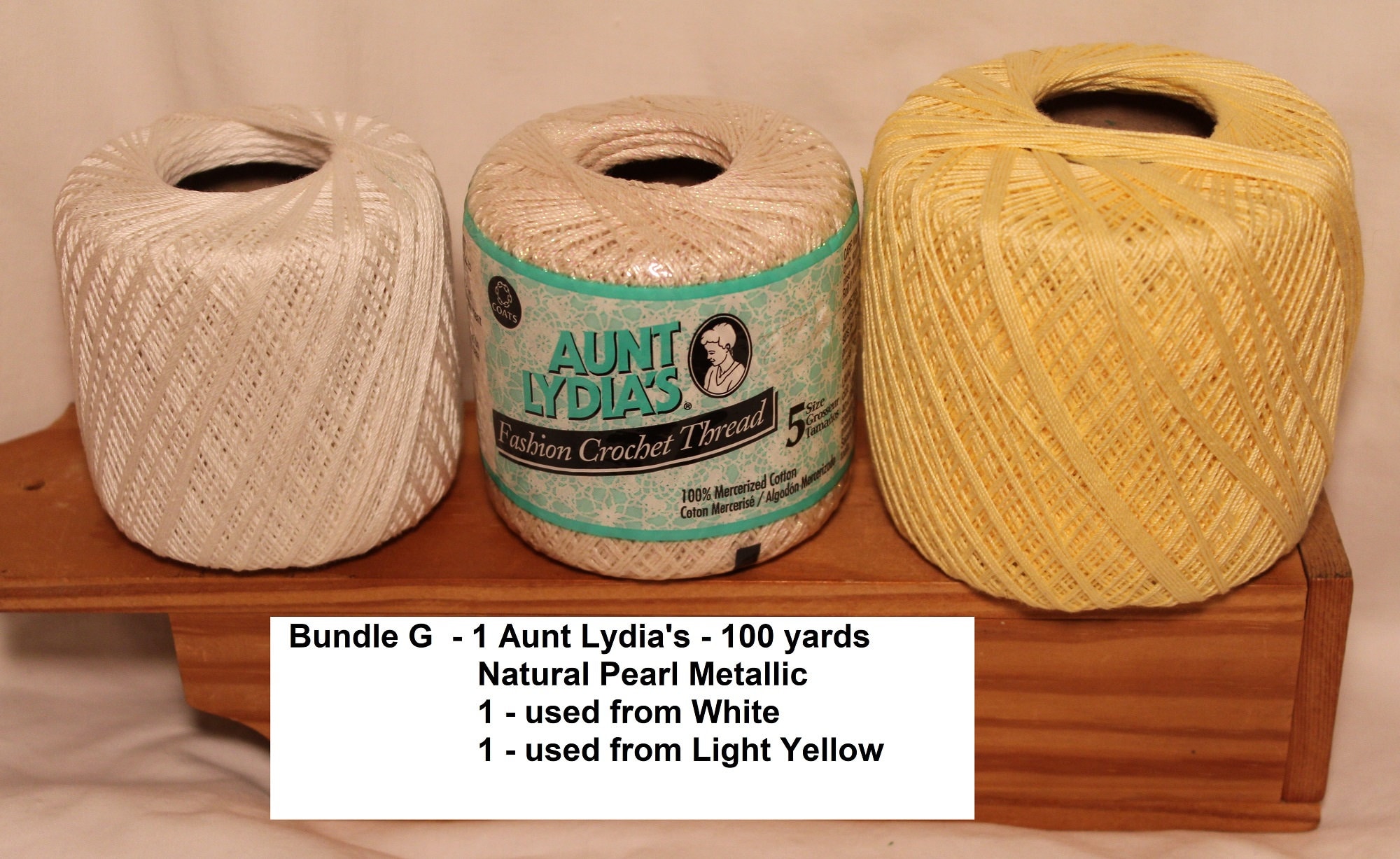Crochet Thread Bundles ~ Variety of Colors & Brands ~ Size 10 ~ Machine ...