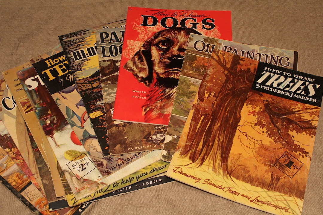 Walter T. Foster Instructional Art Books ~ How to ~ Techniques by ...