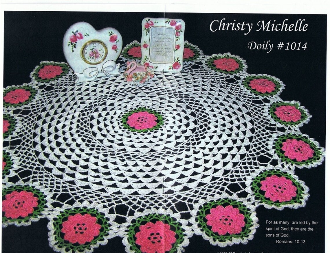 Large Centerpiece Doily Original Doily Crochet Pattern New | Etsy