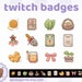 Little Squirrels/chipmunks Emote Pack for Twitch Streamers Kawaii ...