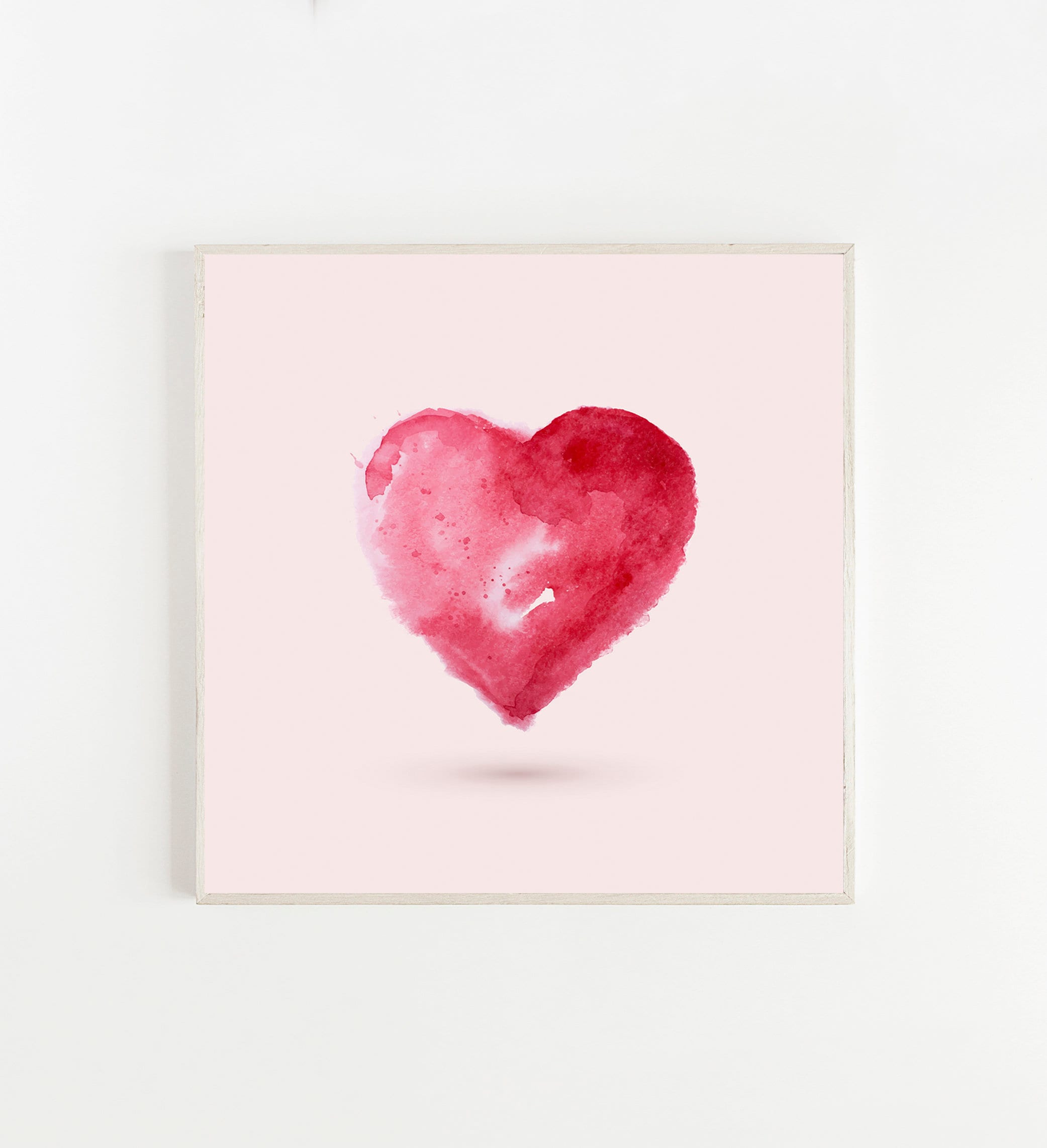 Valentines Day Printables, Valentines Day Prints, 4 Set Watercolour ...
