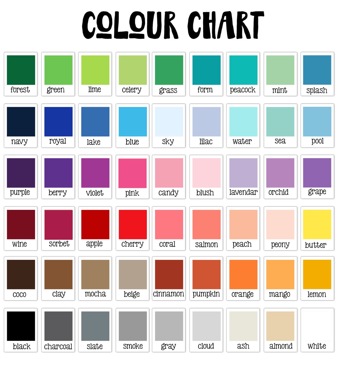 Custom Colour Change Colour Print Colour Match Personalized - Etsy Canada