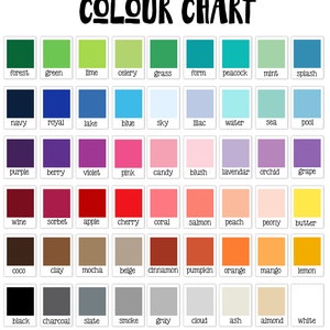Custom Colour Change, Colour Print, Colour Match, Personalized Decor ...