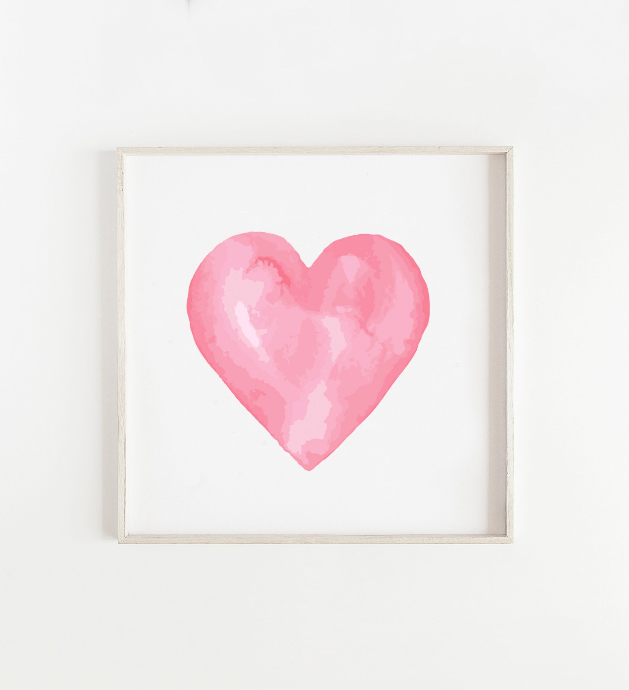 Valentines Day Printables, Valentines Day Prints, 4 Set Watercolour ...