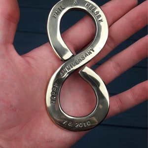 Bronze Anniversary Gift, 8th Anniversary Gift for Her, Bronze Number 8 ...