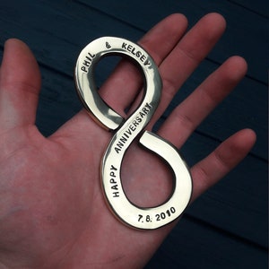 Bronze Anniversary Gift, 8th Anniversary Gift for Her, Bronze Number 8 ...