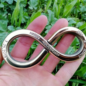 Bronze Anniversary Gift, 8th Anniversary Gift for Her, Bronze Number 8 ...