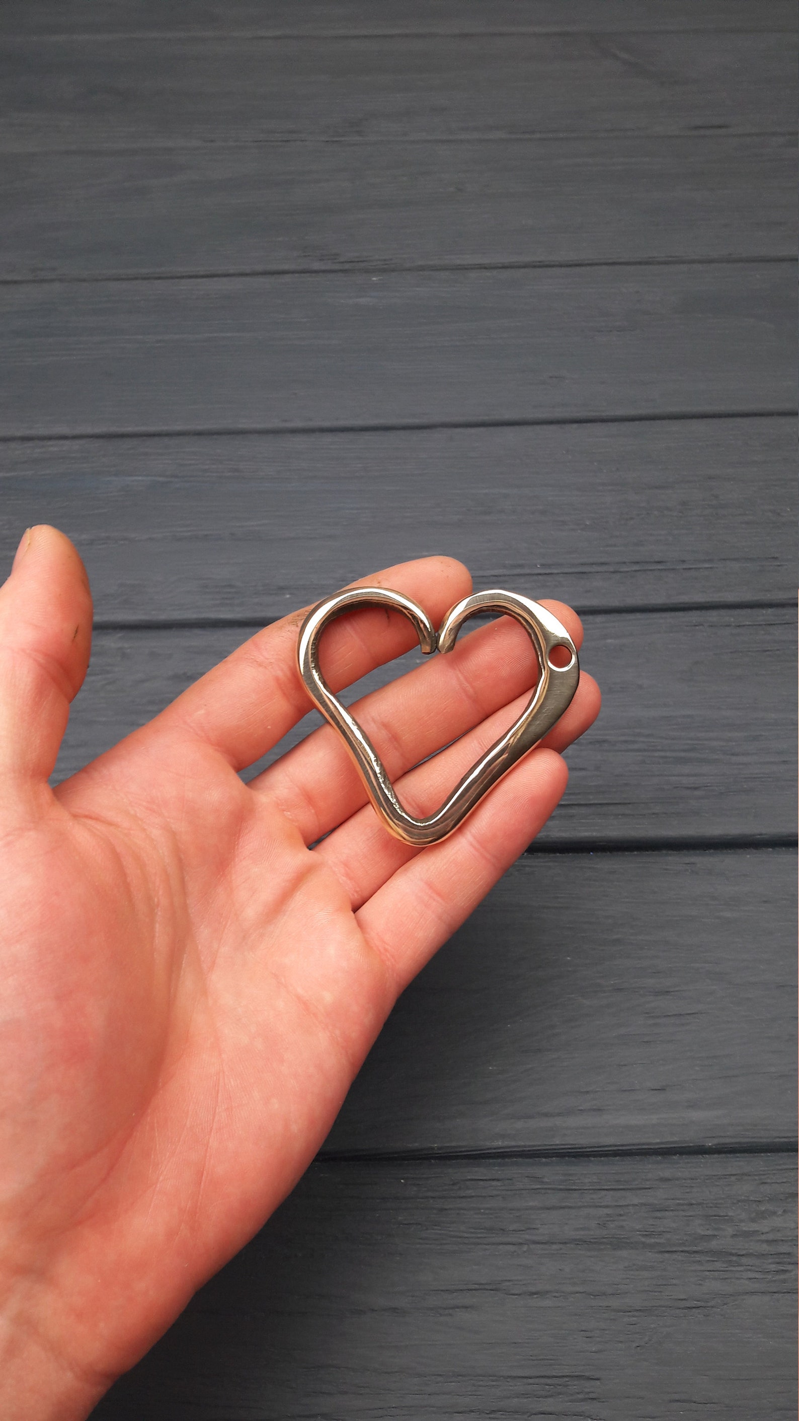 Bronze Heart Bronze Anniversary Gift Bronze Keychain Gift | Etsy