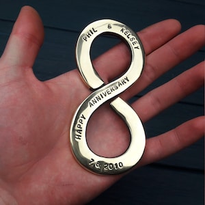 Bronze Anniversary Gift, 8th Anniversary Gift for Her, Bronze Number 8 ...