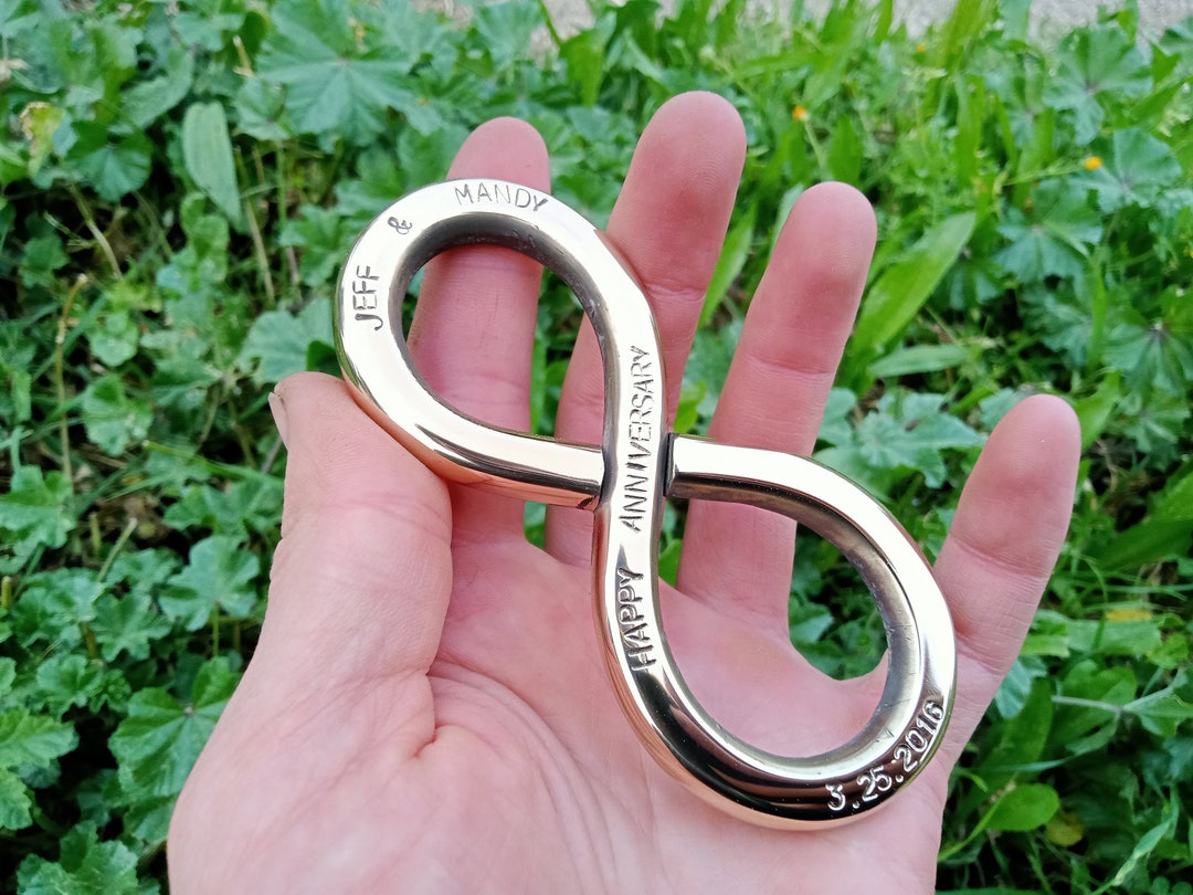 Bronze Anniversary Gift, 8th Anniversary Gift for Her, Bronze Number 8 ...