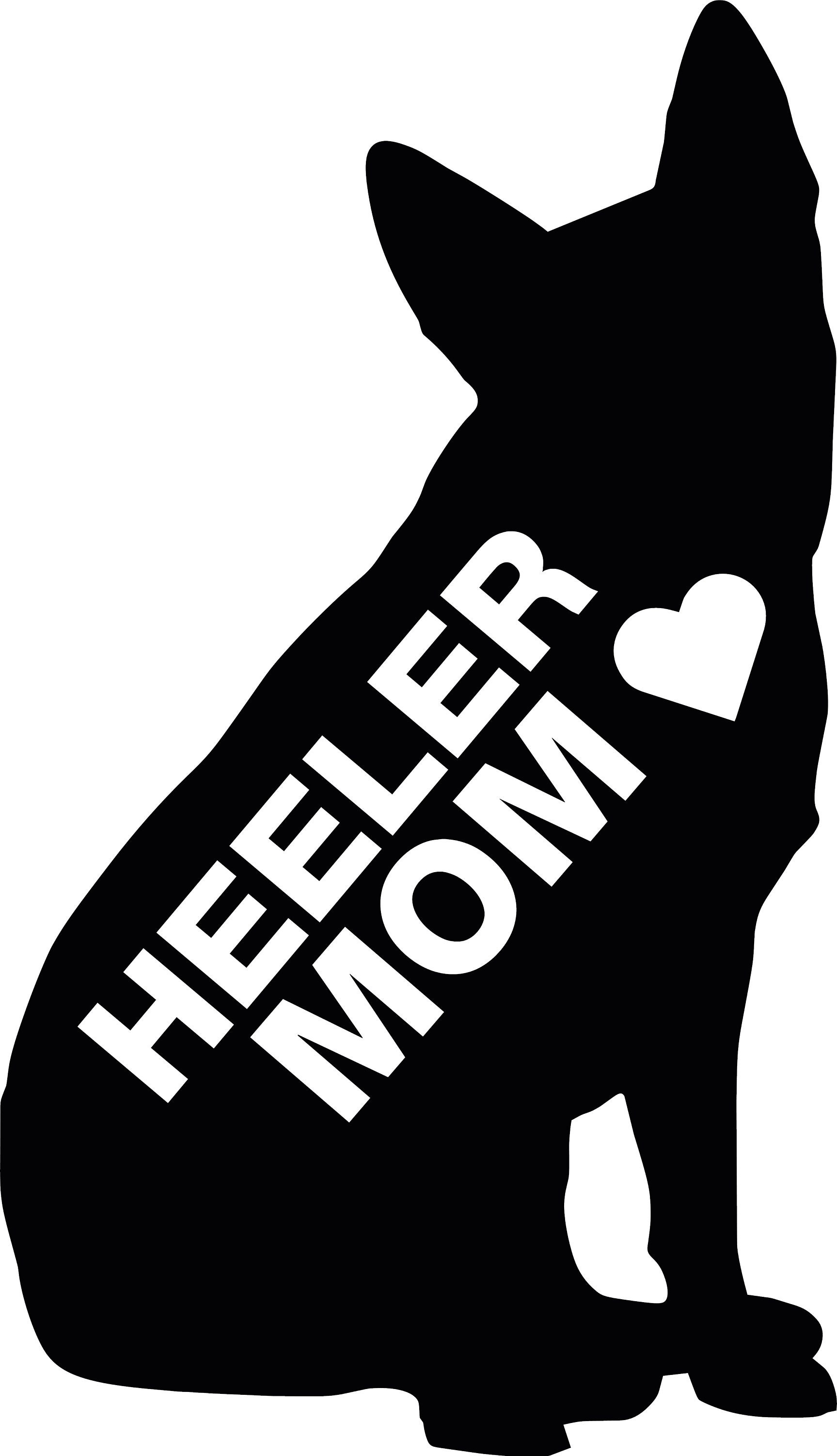 Heeler Mom Decal - Etsy