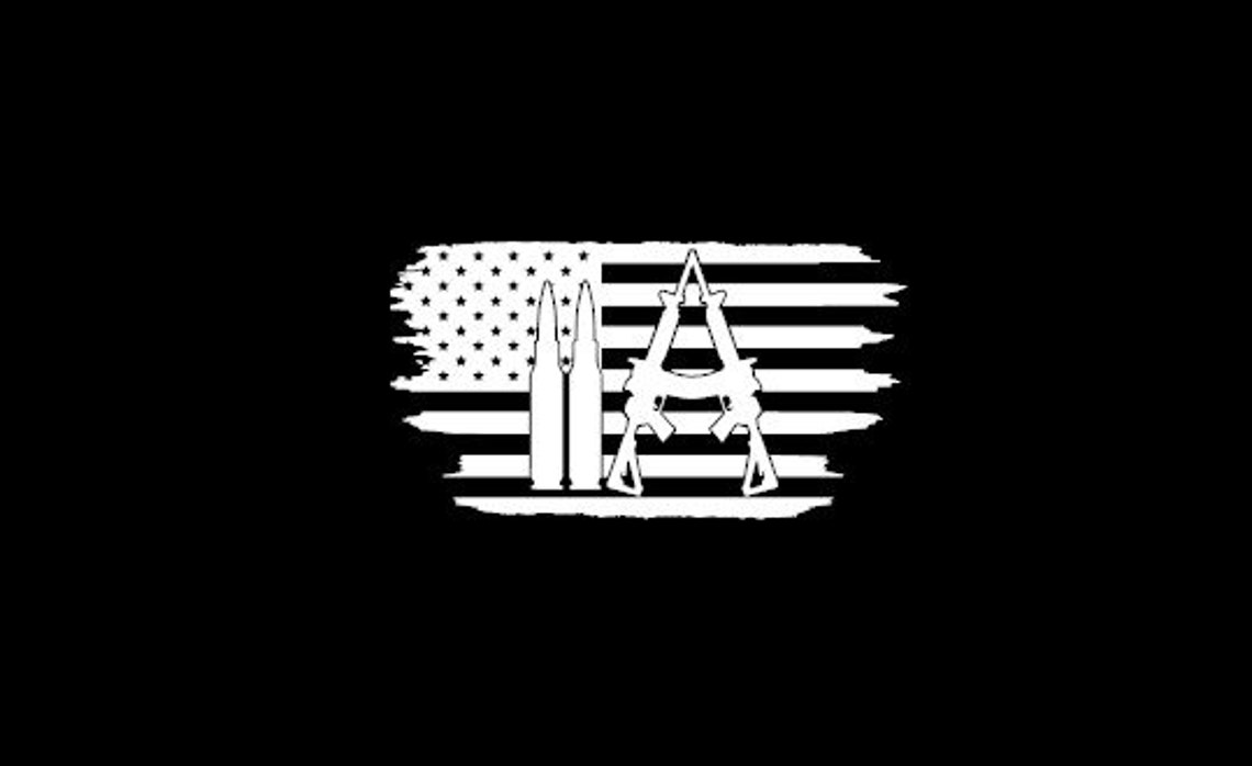 2A Stickers Second Amendment Decals American Flag Vinyl - Etsy
