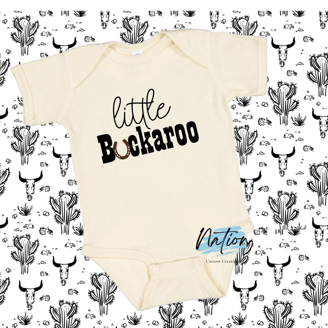 Little Buckaroo Bodysuit//western Baby//cowboy Baby//boy Bodysuits ...