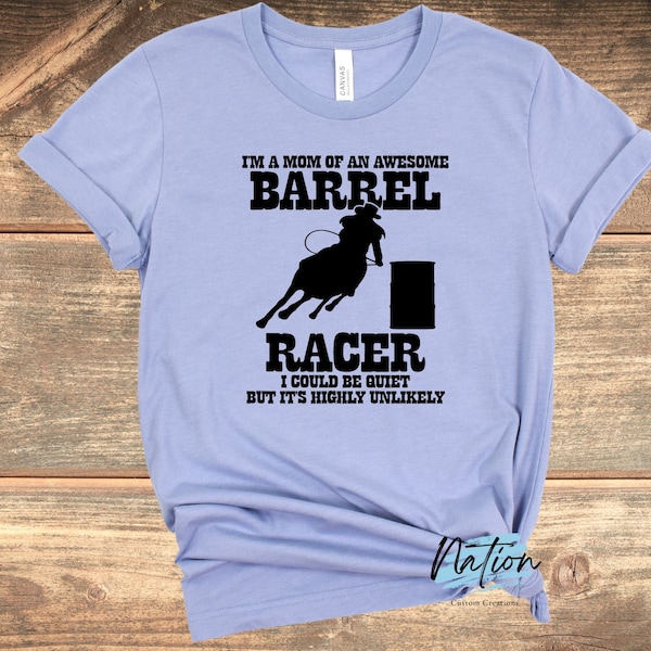Barrel Racer Show Shirt - Etsy