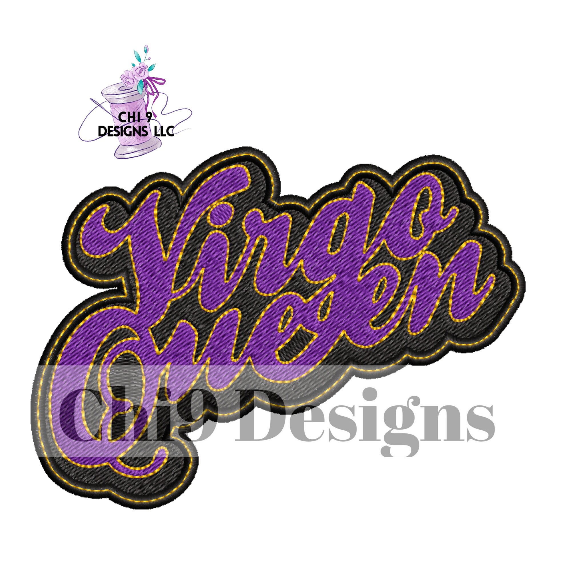 Virgo Queen Patch-darkpurpleyellow - Etsy