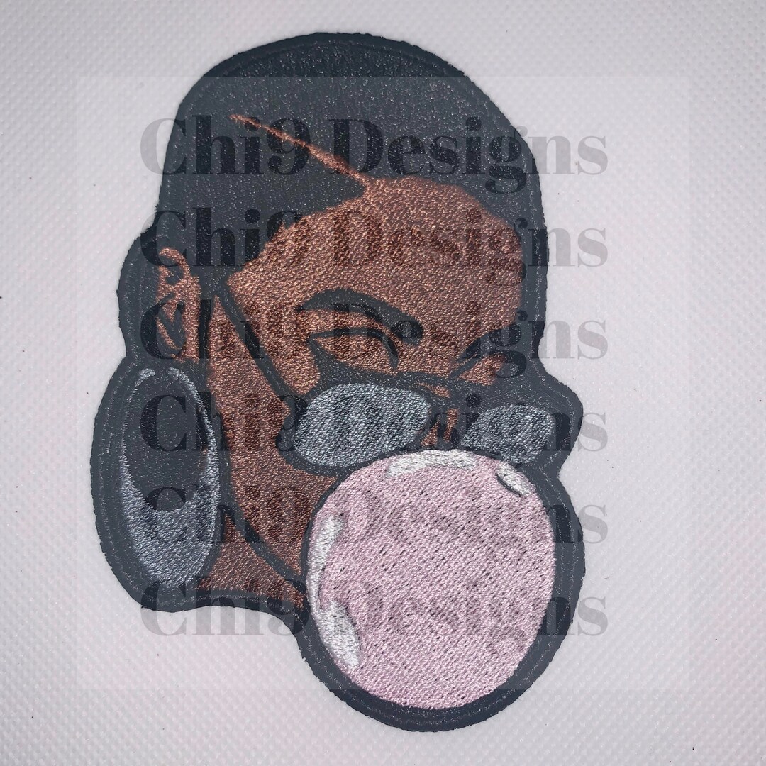 Embroidered Iron on Patch Bussin' Bubbles - Etsy