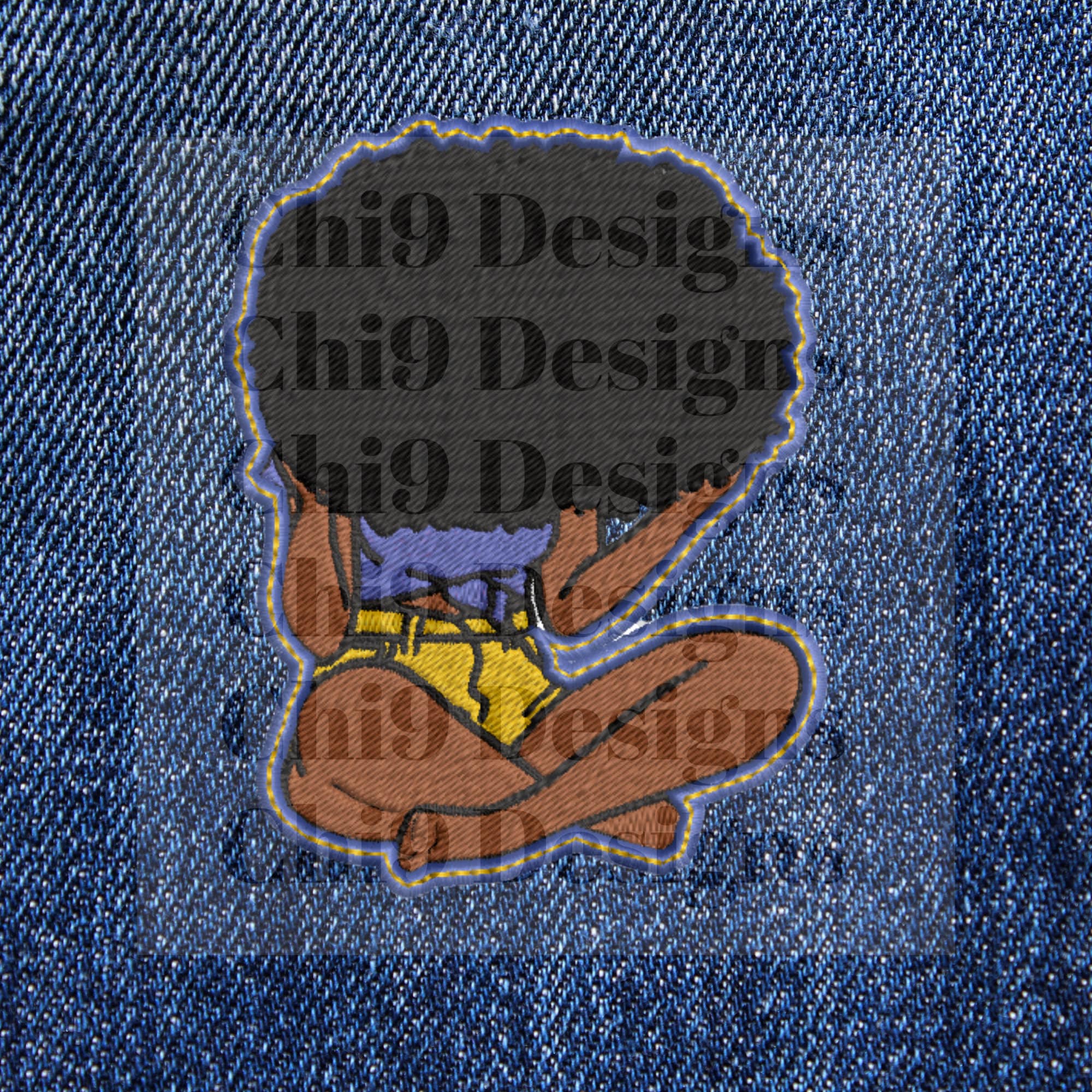 Winking Eye Afro Patch Black Girl Magic Patch Summer Patch | Etsy