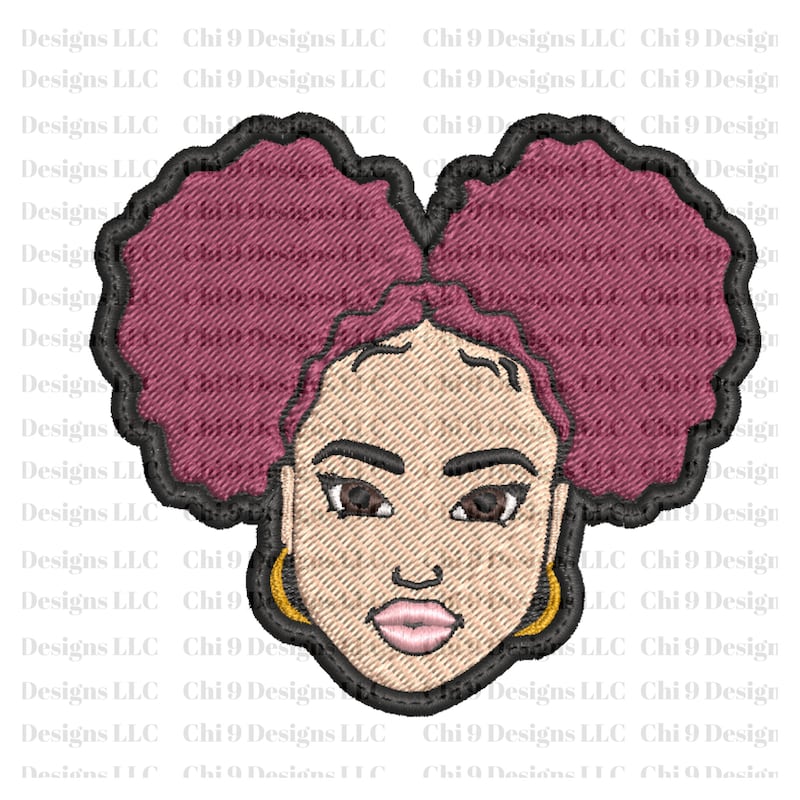 Afro Puff Patch - Etsy