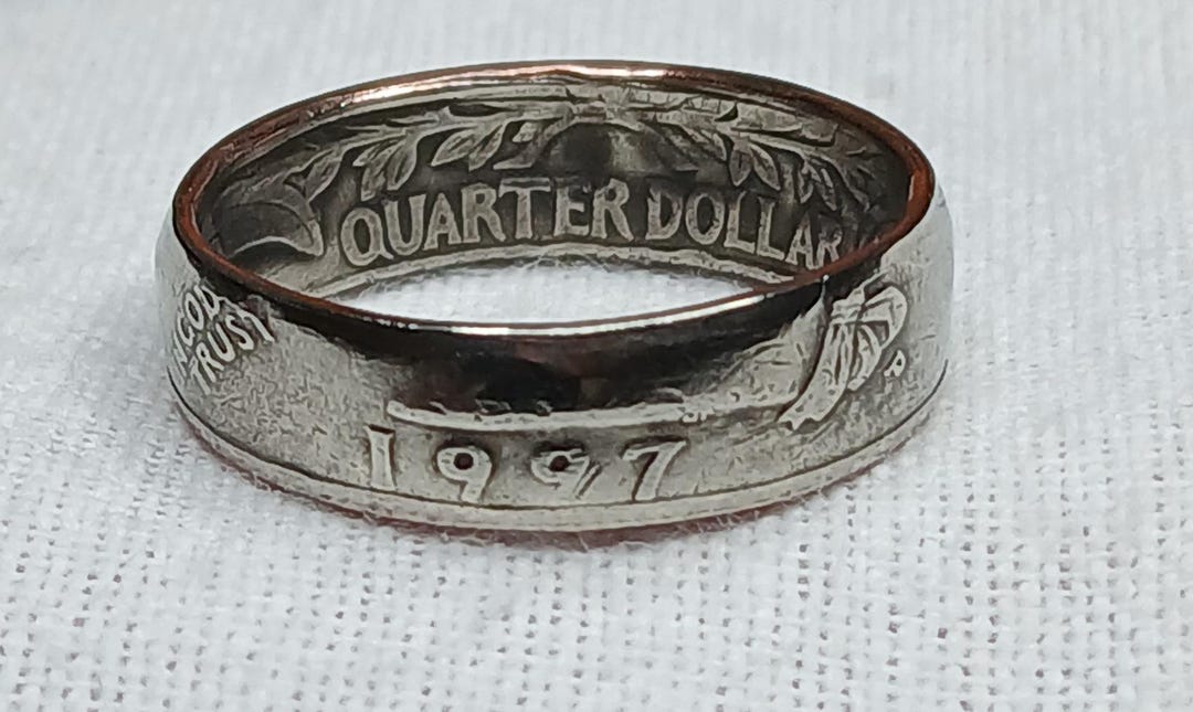 Handmade Washington Quarter Rings - Etsy