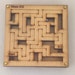 Wooden Maze - Hidden Path Style (3 Inch Sq) - Etsy