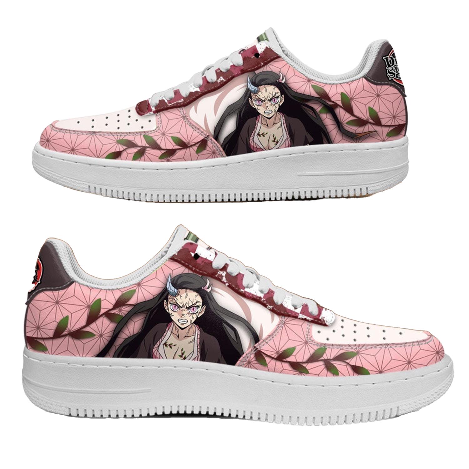 Nezuko Demon Form Air Sneakers Custom Anime Shoes - Etsy