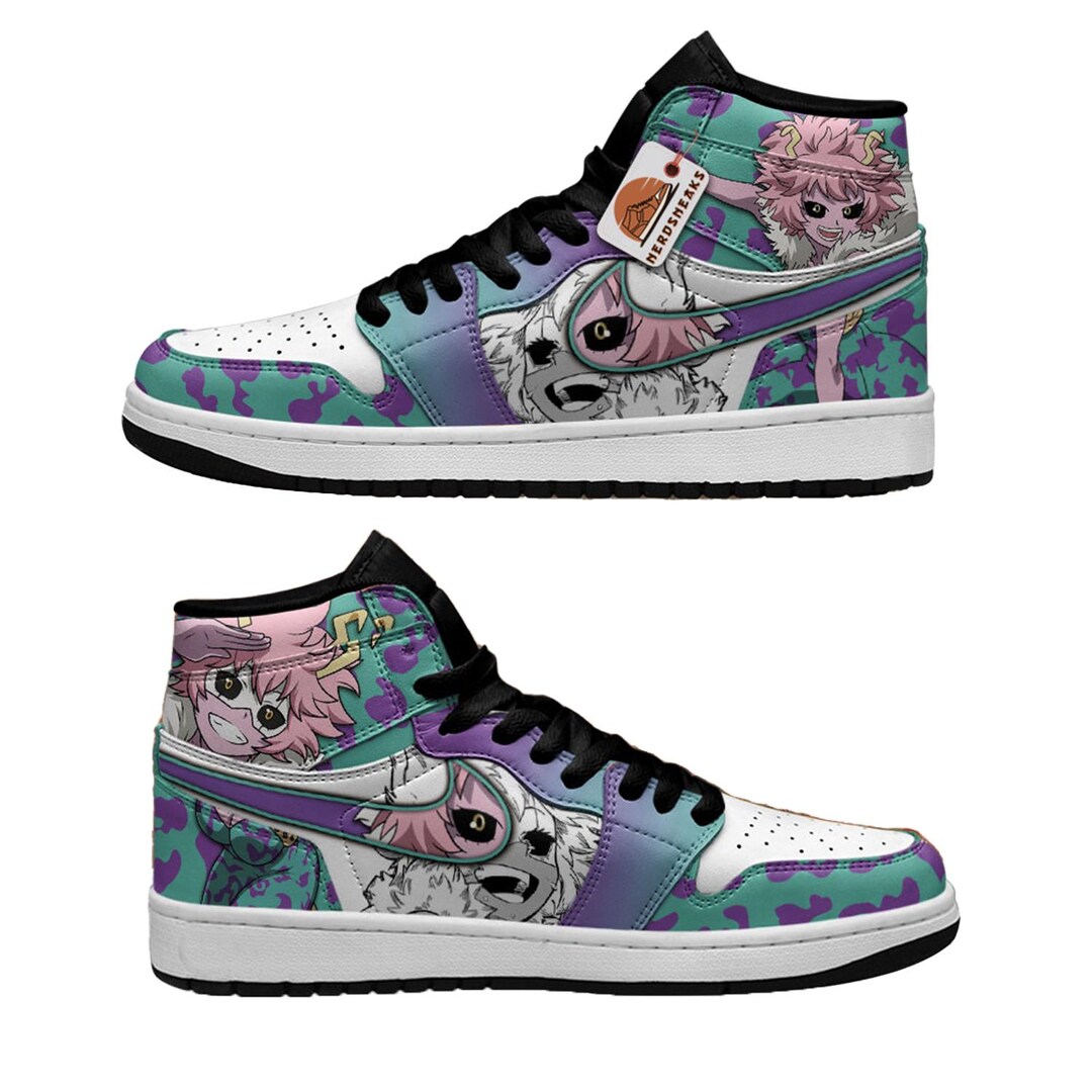 Mina Ashido Sneakers Custom MHA Manga Anime Shoes - Etsy