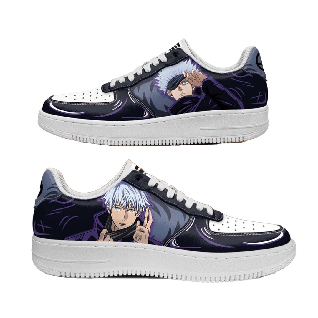 Satoru Gojo Sneakers Custom Anime Jujutsu Kaisen Shoes - Etsy