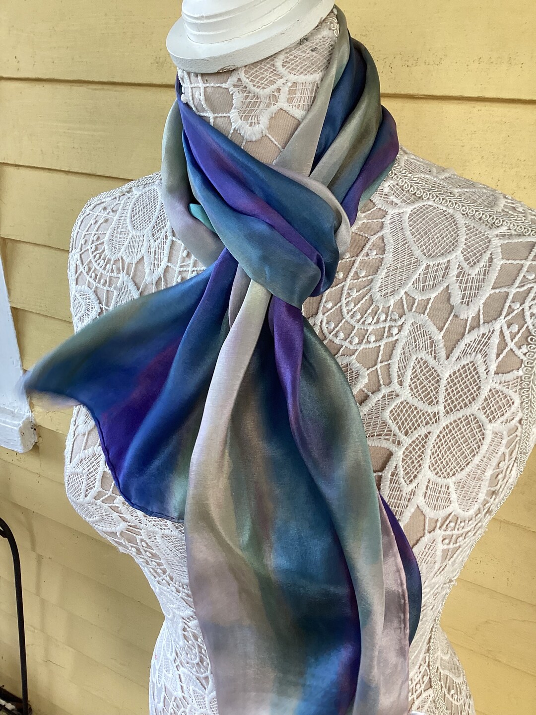Taylor Swift Song of Your Choice Handwritten on a Hand Dyed Silk Scarf ...