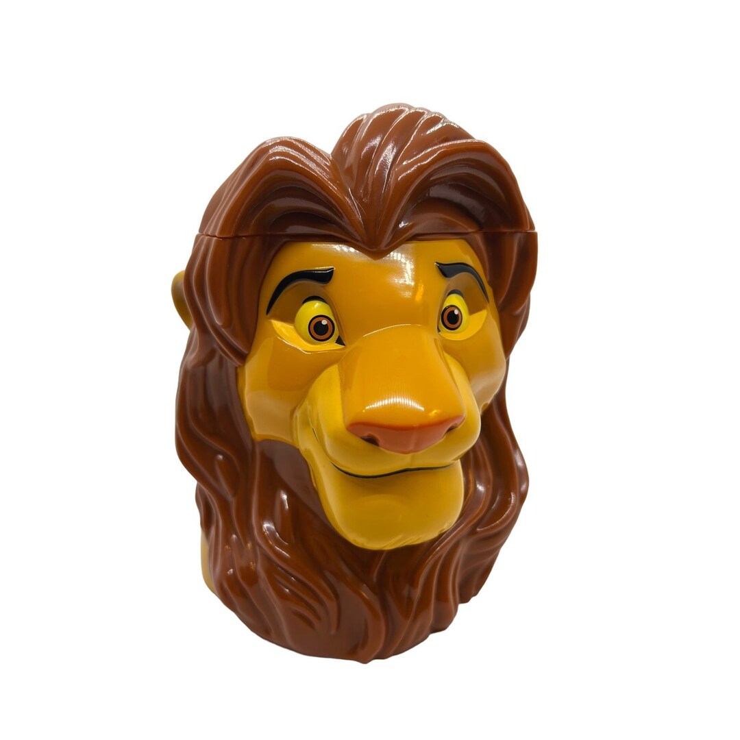 1998 Disney on Ice the Lion King Flip Top 3D Mug Simba Vintage Ringling ...