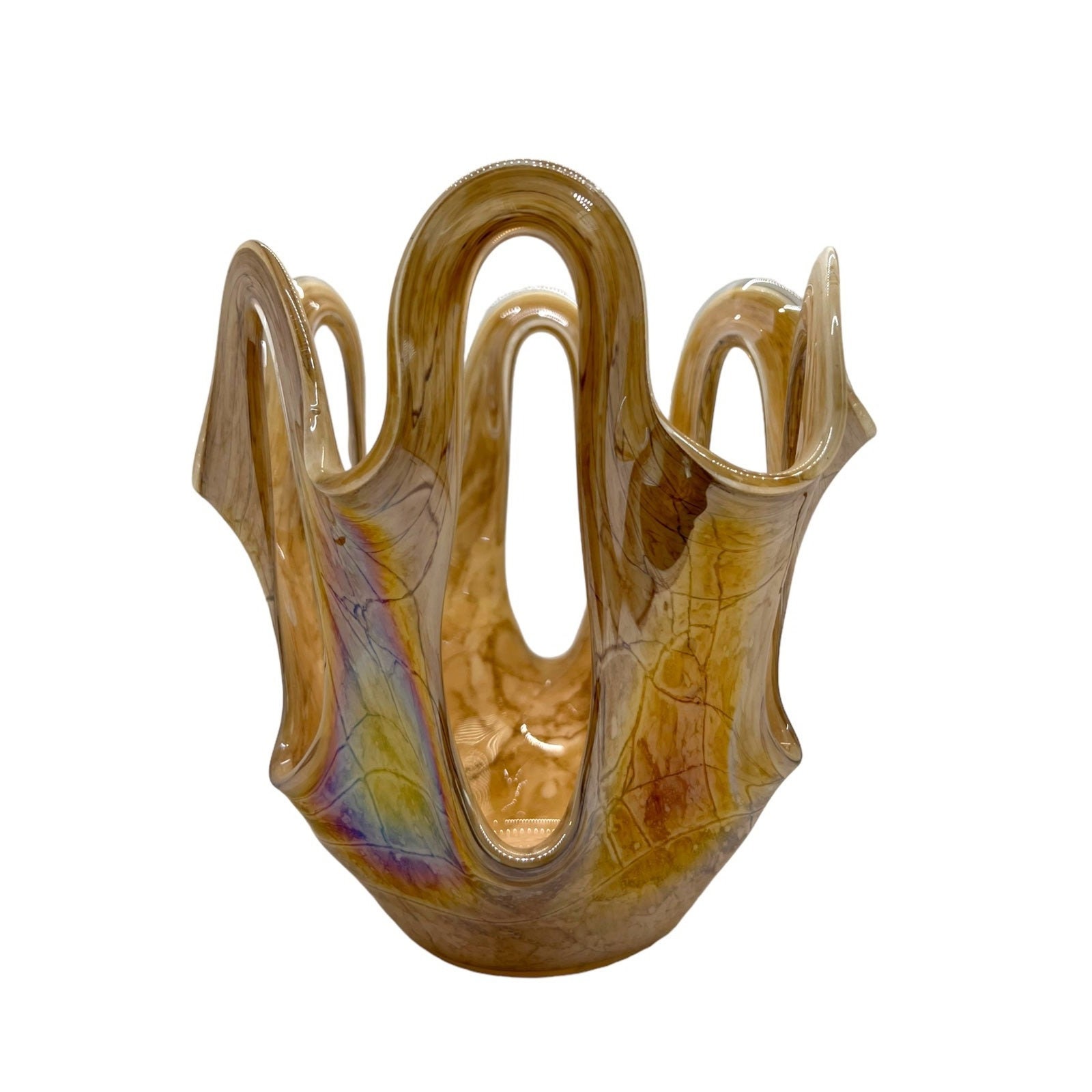 Vintage Makora Krosno Blown Handmade Art Glass Stretch Open - Etsy