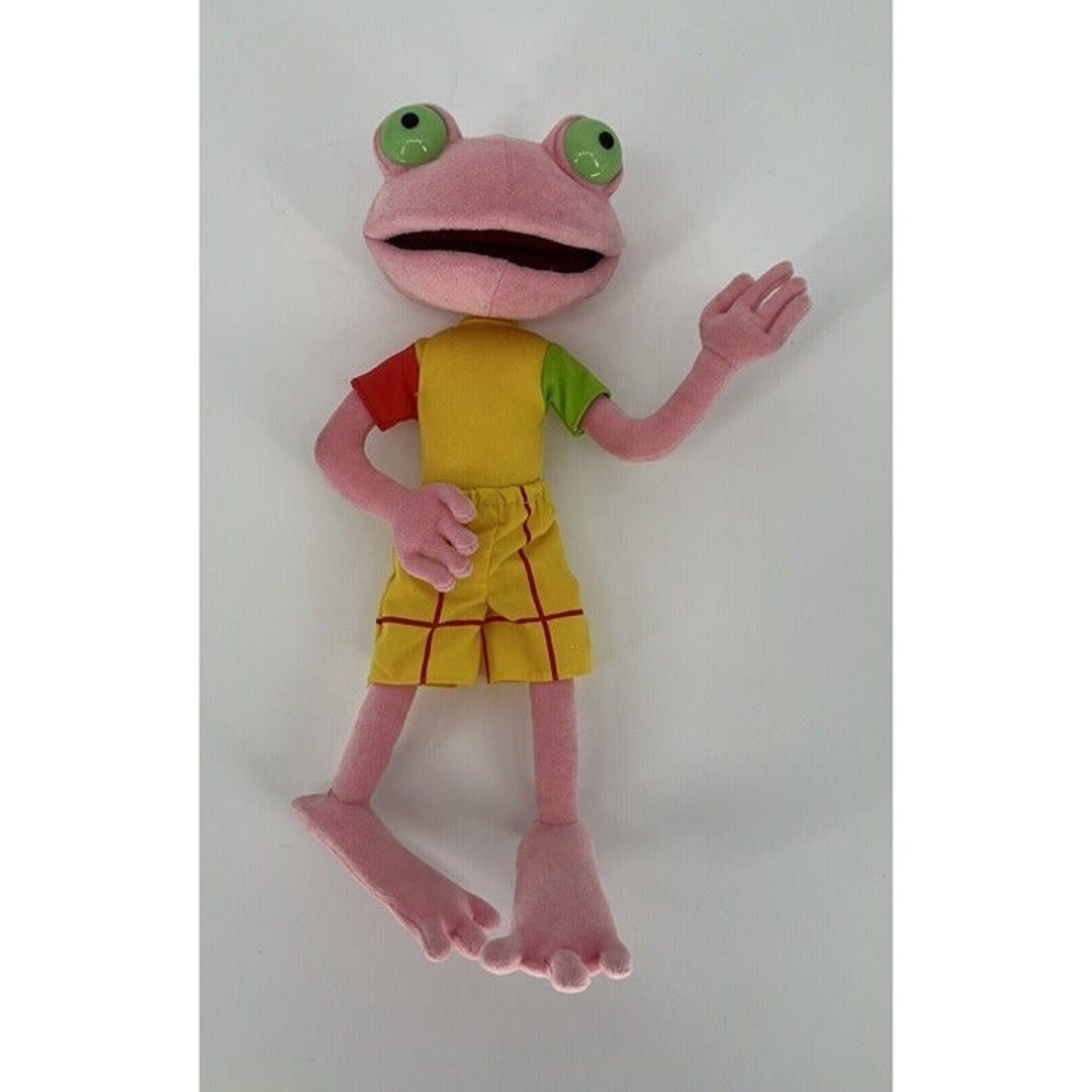 Hasbro Rubbadubbers 'tubb' Pink Frog PLAYSKOOL Vintage Soft Plush Toy ...