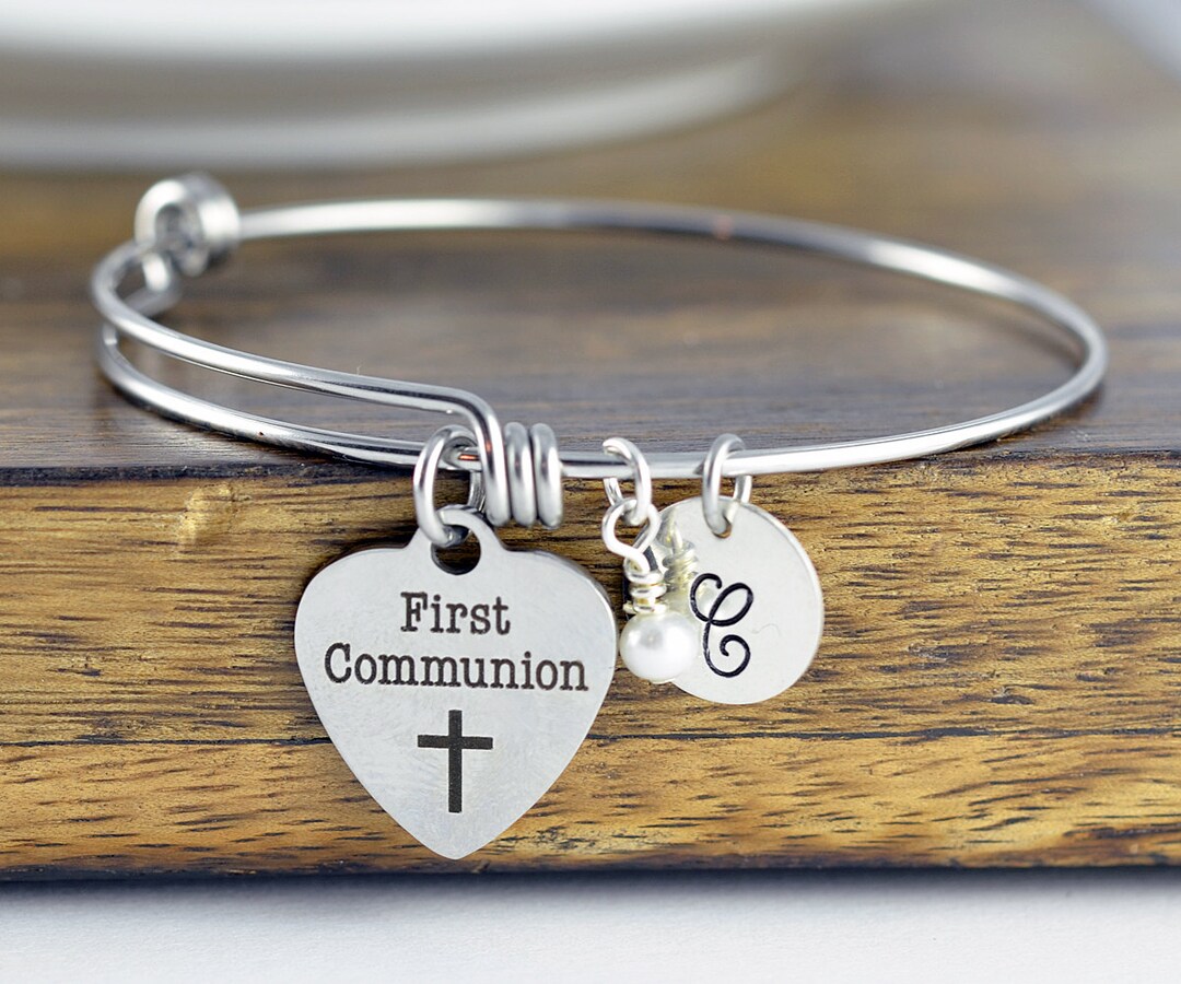 First Communion Bracelet, Communion Gift, Girls First Communion Gift ...