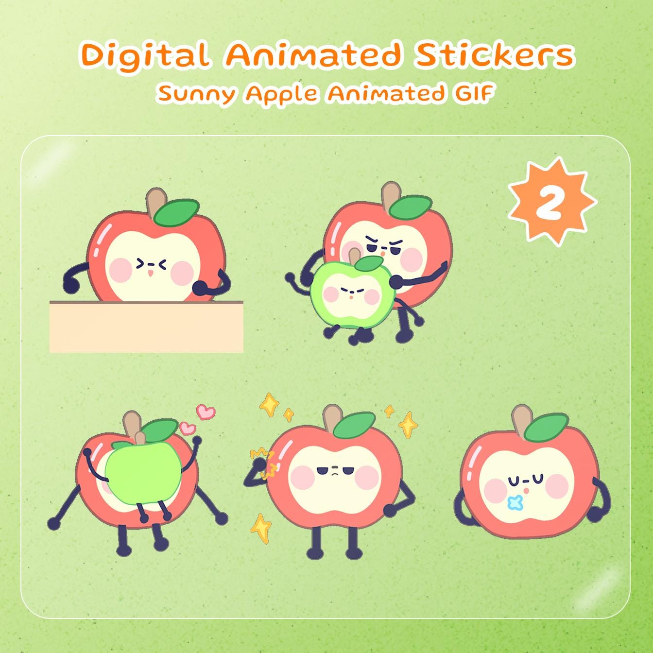 Animated Gifs - Sunny Apple [2] | Caleb | Love and Deepspace - Etsy