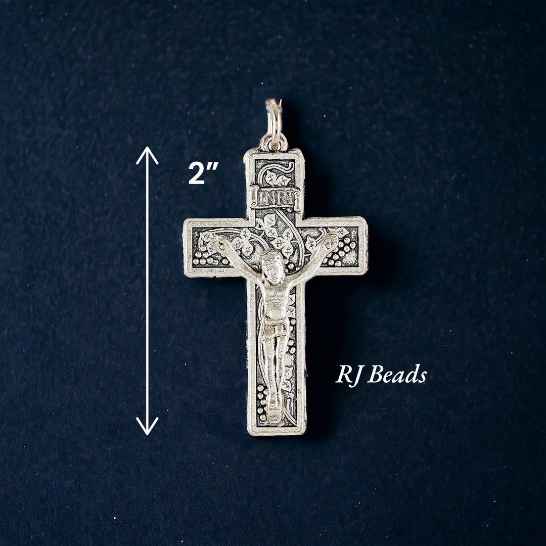 1, 3 or 10 Pieces · 2" · First Communion Devotional Crucifix · Silver ...