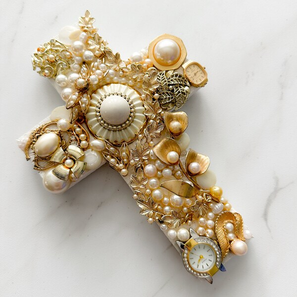 Jeweled Cross - Etsy