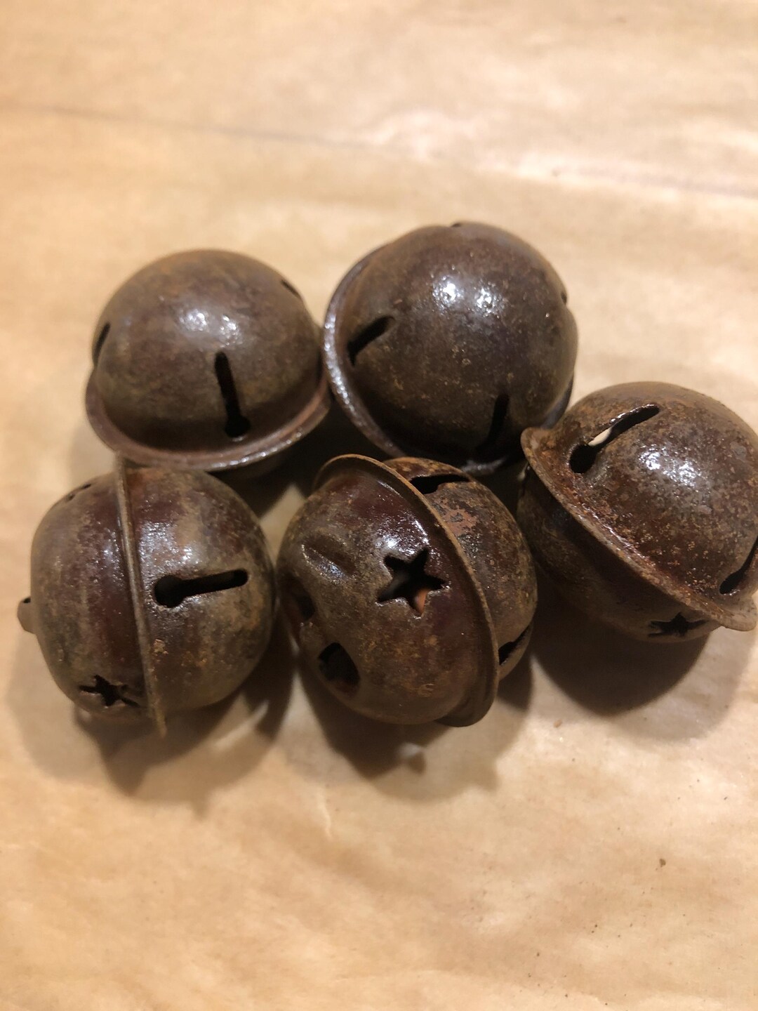 Big 1.25” Rusty Look Jingle Bells for That Farmhouse Rustic Look ...