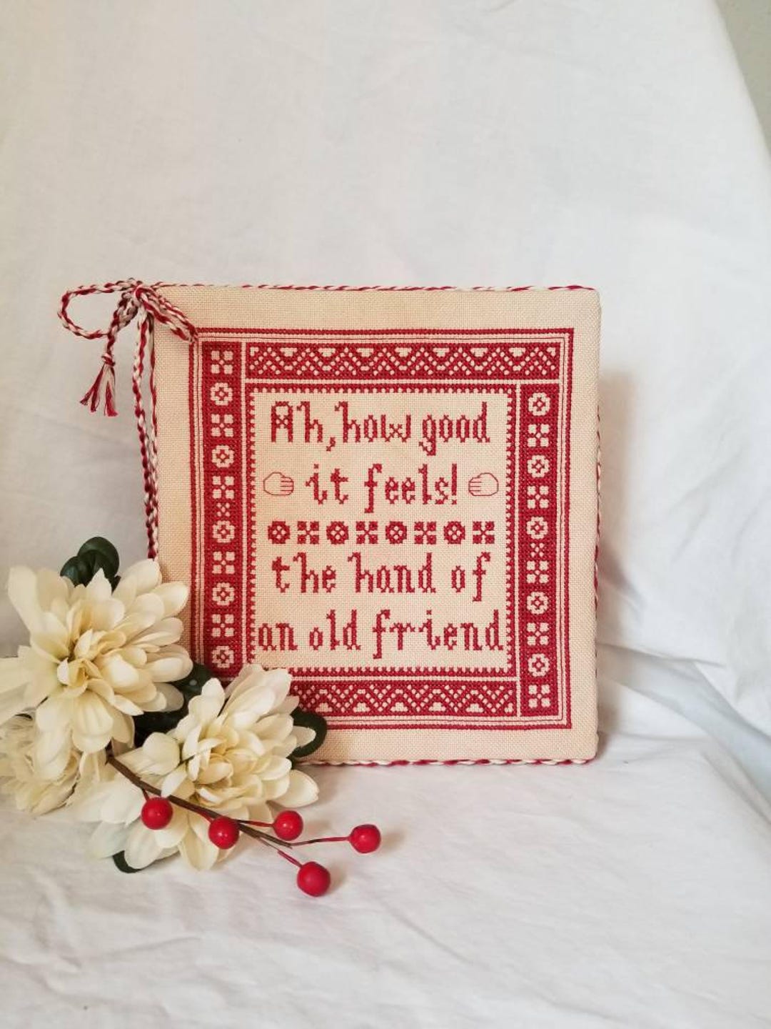 Friendship Cross Stitch Pattern: Geometric Sampler (PDF Chart) - Etsy