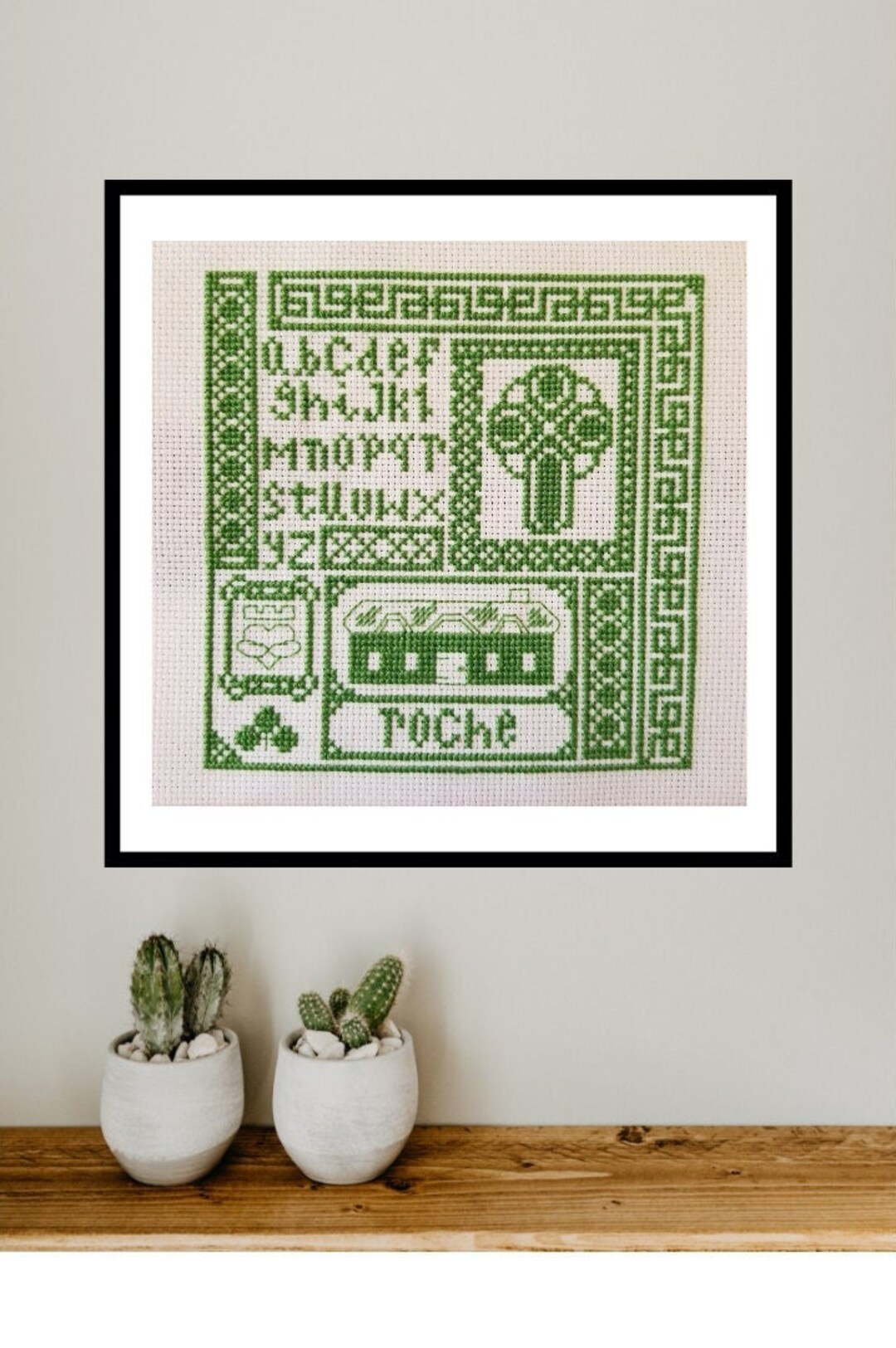 Irish House Cross Stitch Chart: Celtic Sampler (PDF Chart) - Etsy