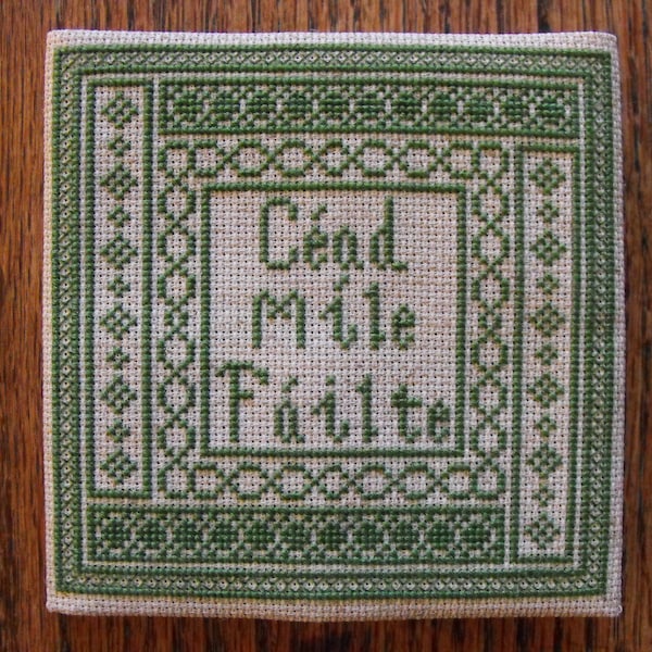 Irish Cross Stitch - Etsy