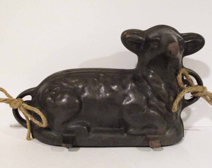 Griswold No. 866 Cast Iron Lamb Cake Mold for Easter 1920s - Etsy