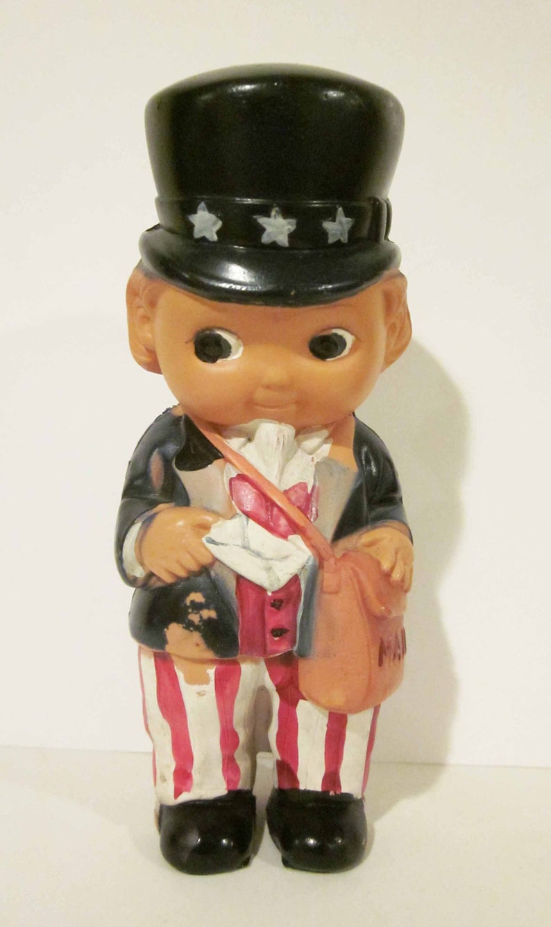 Celluloid Made in Japan Young Uncle Sam Mailman Baby Toy 1930s | Etsy
