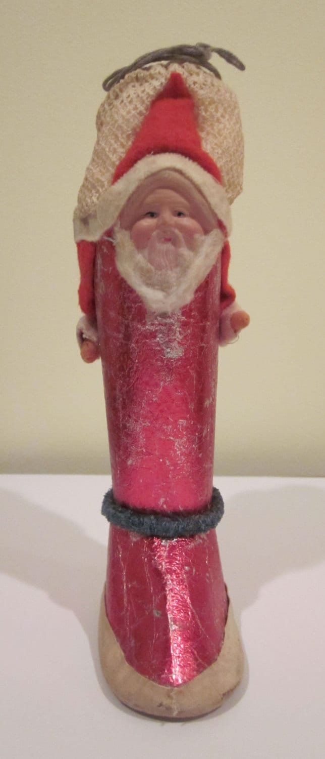 Celluloid Santa Head on a Boot Candy Container Made in Japan - Etsy