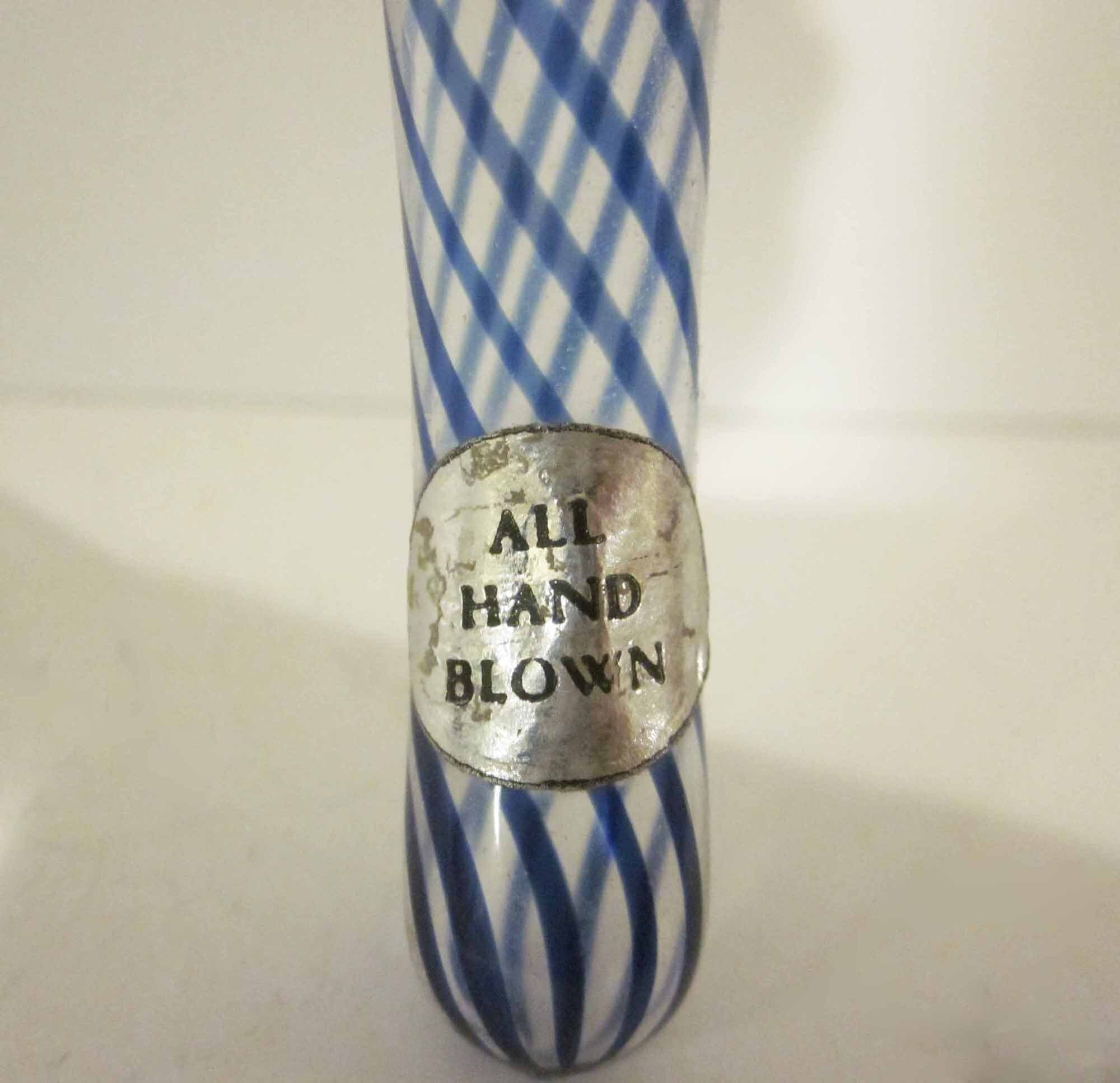 Swirled Glass Perfume Bottle Gun Shaped Orange Blossom Made in - Etsy