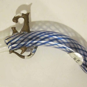 Swirled Glass Perfume Bottle Gun Shaped Orange Blossom Made in - Etsy