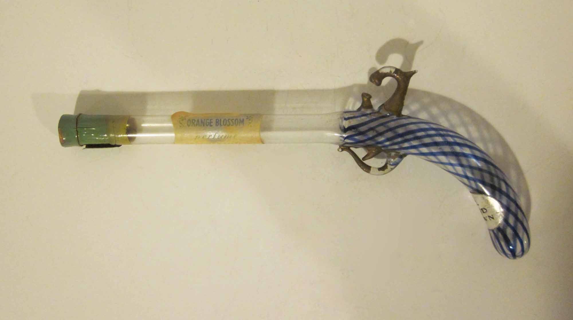 Swirled Glass Perfume Bottle Gun Shaped Orange Blossom Made in - Etsy