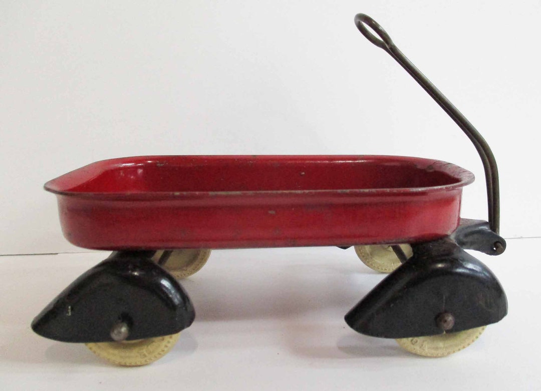 Art Deco Wyandotte Steel Streamlined Toy Doll Wagon With Skirted ...