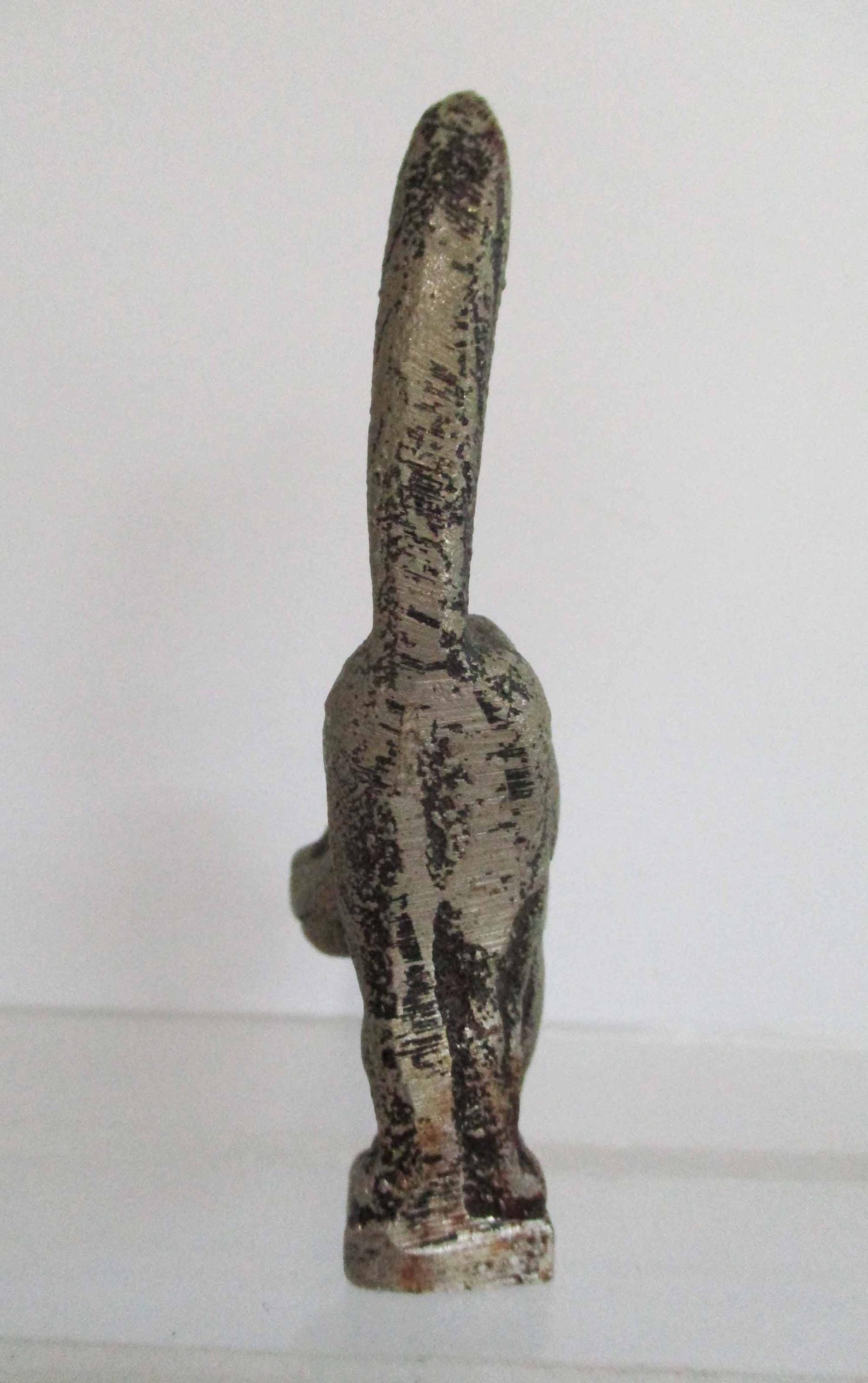 Vintage Halloween Cast Iron Black Screech Cat Figurine Table Top ...