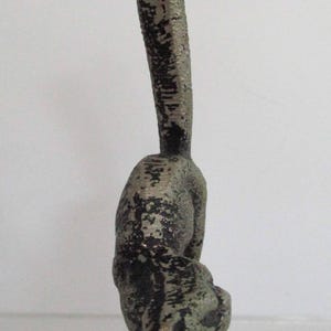 Vintage Cast Iron Black Screech Cat Figurine Table Top Decoration - Etsy