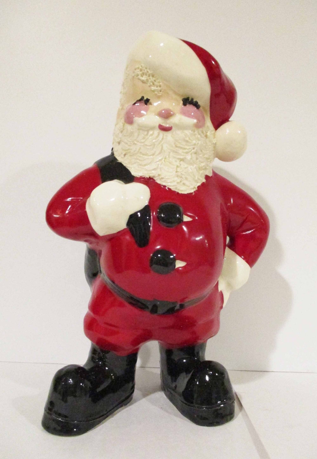 Mid Century Modern California Pottery Betty Lou Nichols Santa Claus ...