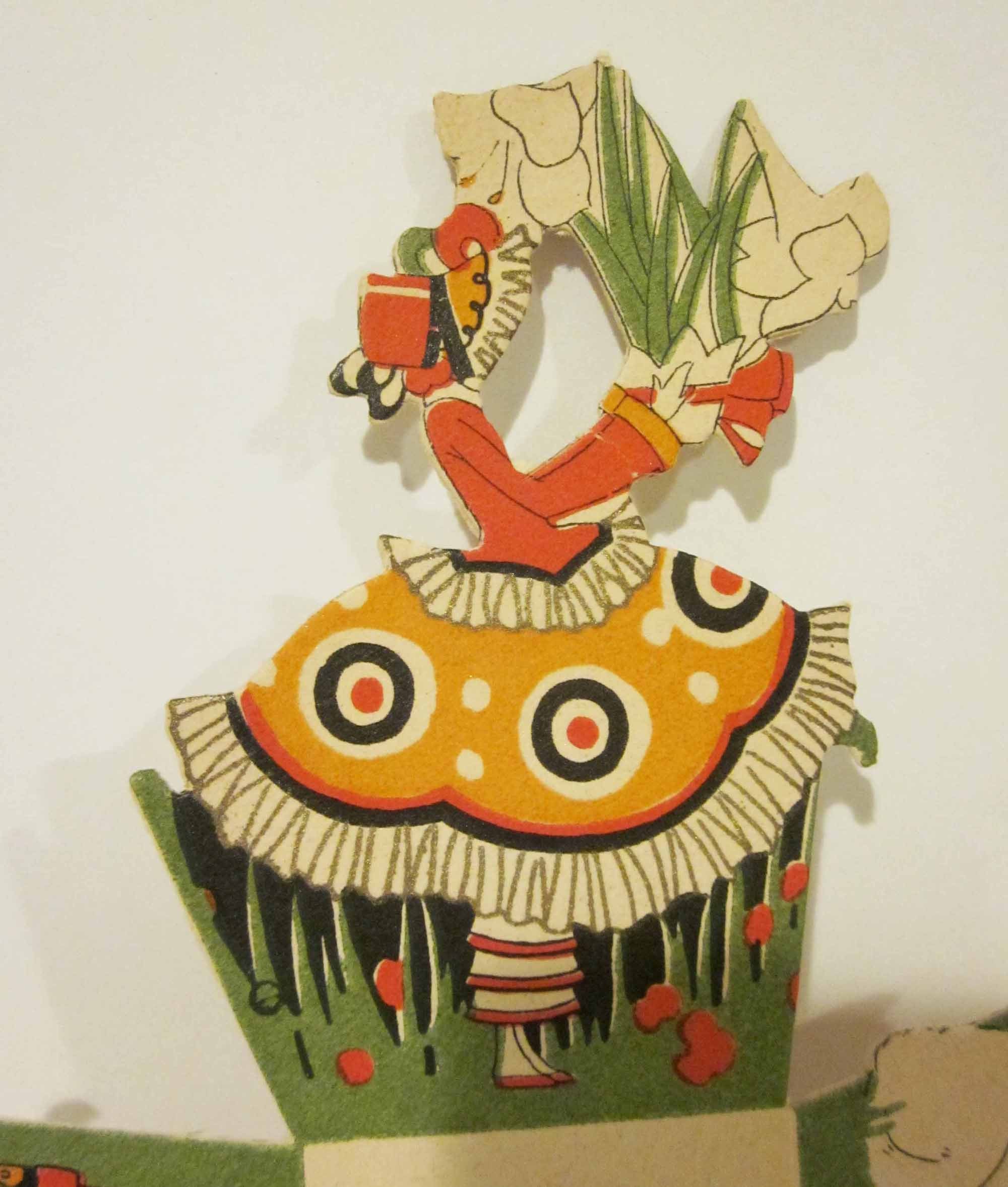 Art Deco Gibson U.S.A. Easter Nut Cup With Girl Holding - Etsy